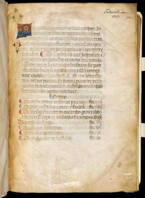 The Fitzwilliam Museum - Pontifical: MS 28