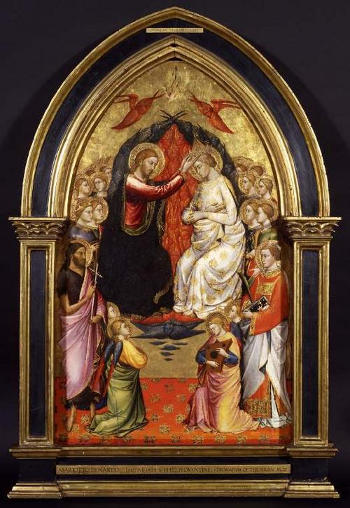 The Fitzwilliam Museum - The Coronation of the Virgin: M.28
